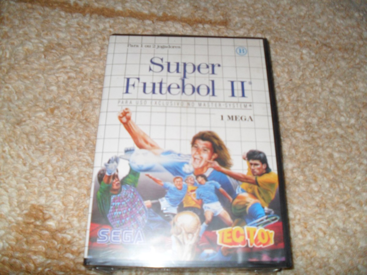 CARTUCHO MASTER SYSTEM SUPER FUTEBOL II SEGA TECTOY - Coopermiti