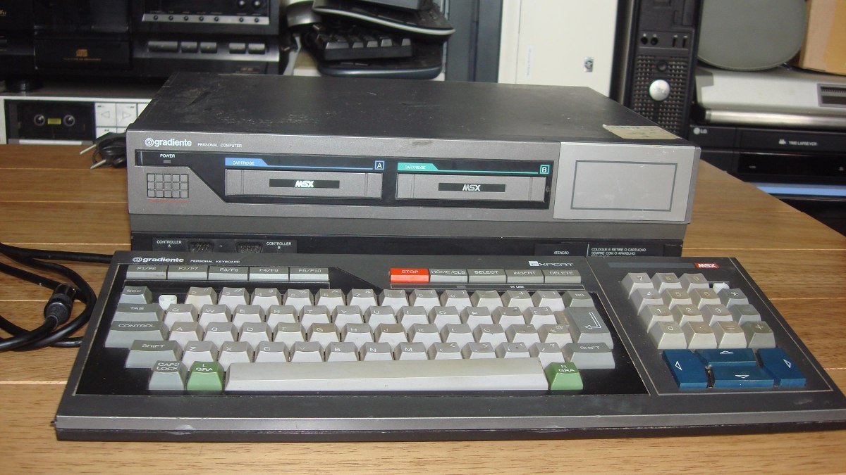 COMPUTADOR EXPERT MSX GRADIENTE C1i - Coopermiti